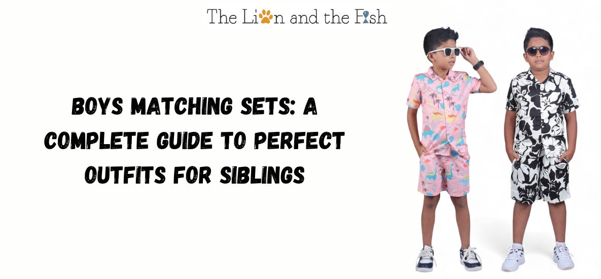Boys Matching Sets: Guide to Perfect Outfits for Siblings